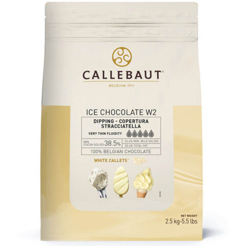 Chocolate Ice Blanca 2,5Kg ️ Callebaut ️ Dulkado®